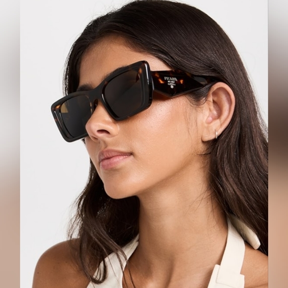 Prada | Accessories | Authentic New Prada Pr 8ys 0v8c1 Cat Eye ...